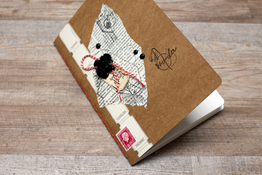DIY: Journal with small stitching | emadam